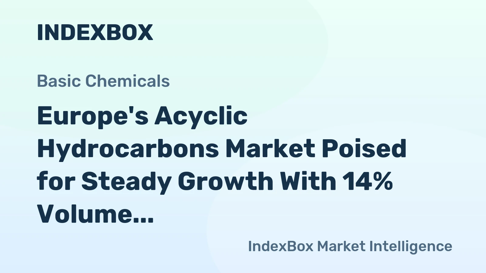 Europe's Acyclic Hydrocarbons Market Poised for Steady Growth With 14% Volume CAGR Through 2035