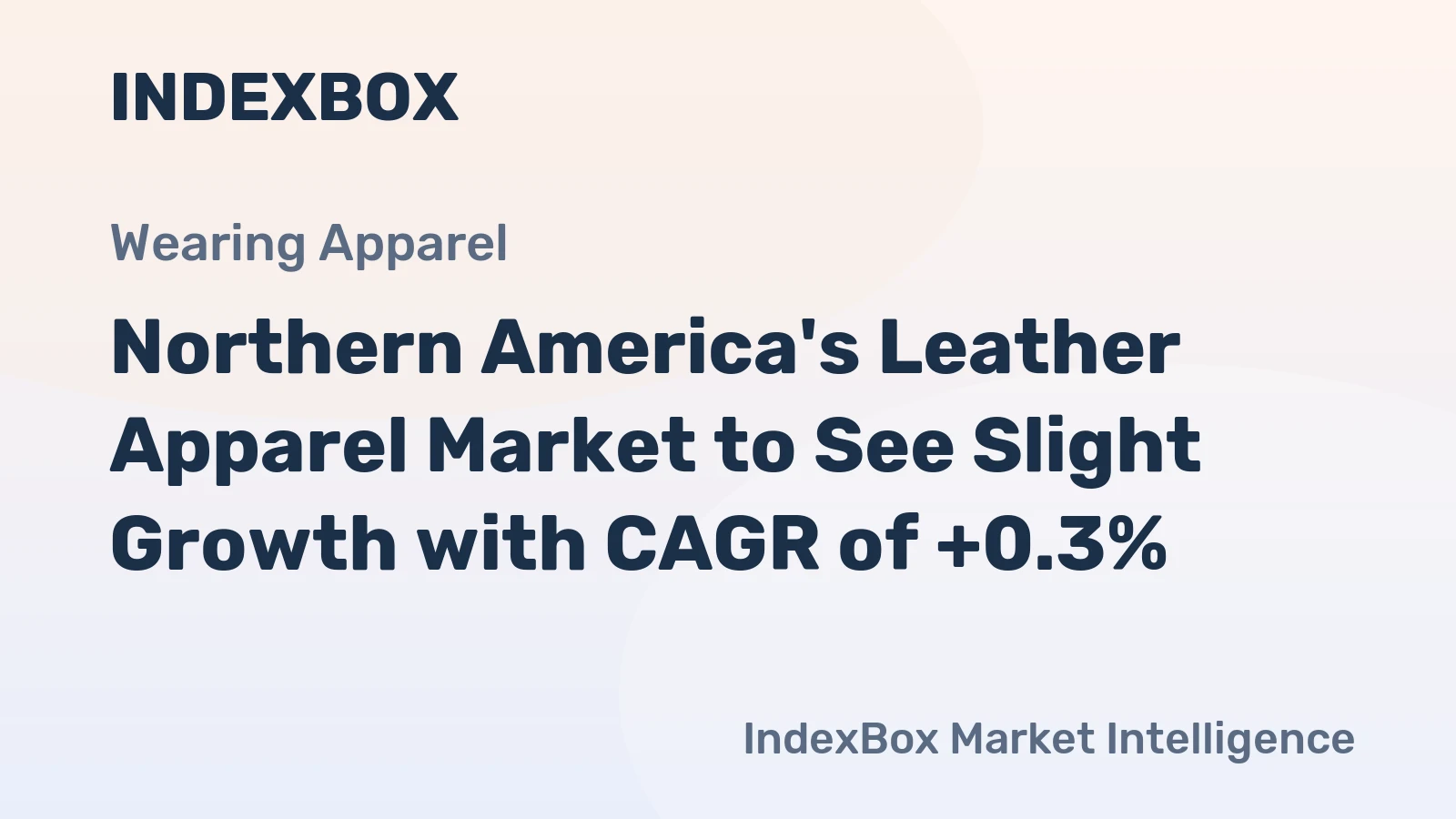 Northern America's Leather Apparel Market to See Slight Growth with CAGR of +0.3%