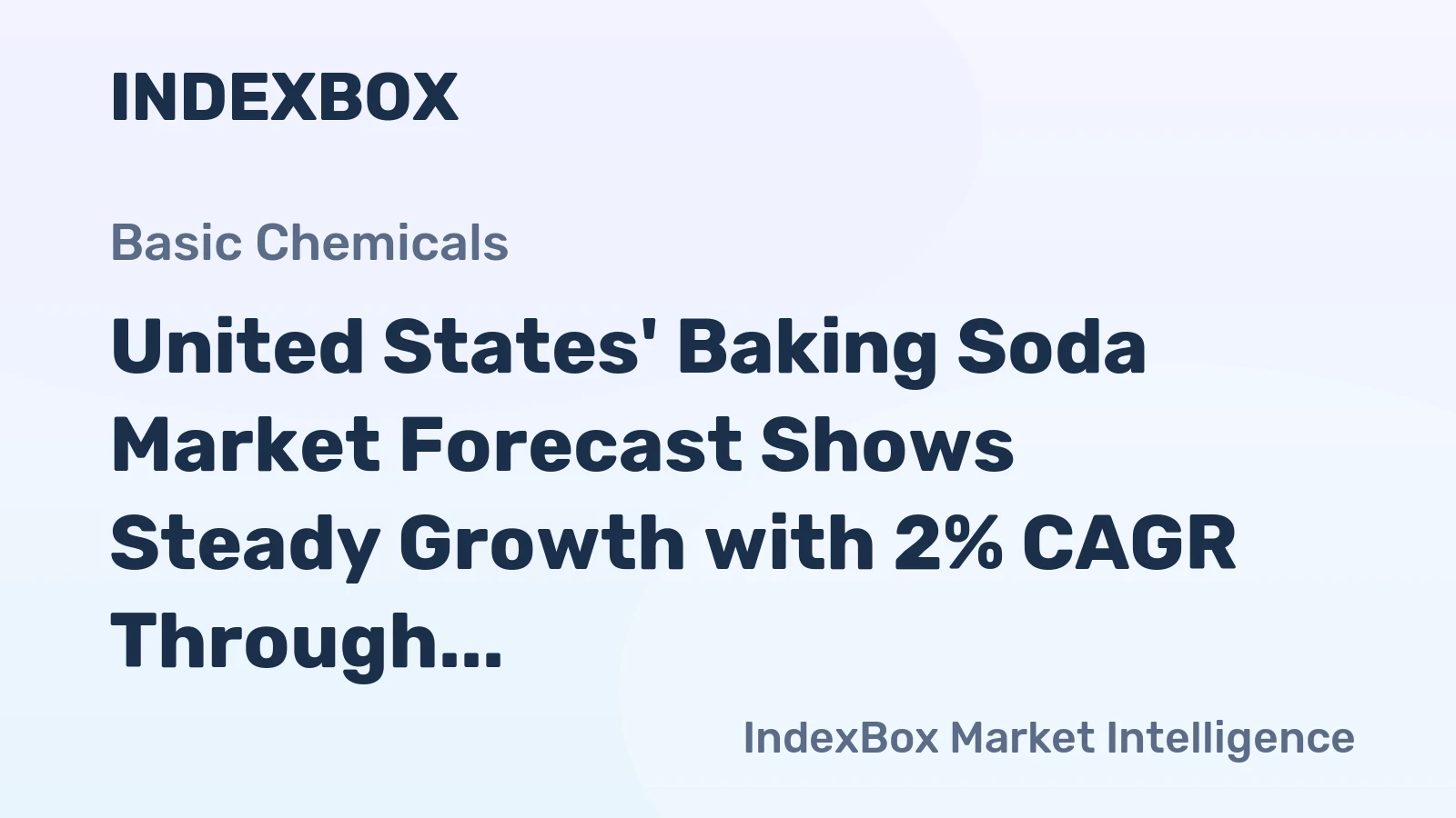United States' Baking Soda Market Forecast Shows Steady Growth with 2% CAGR Through 2035
