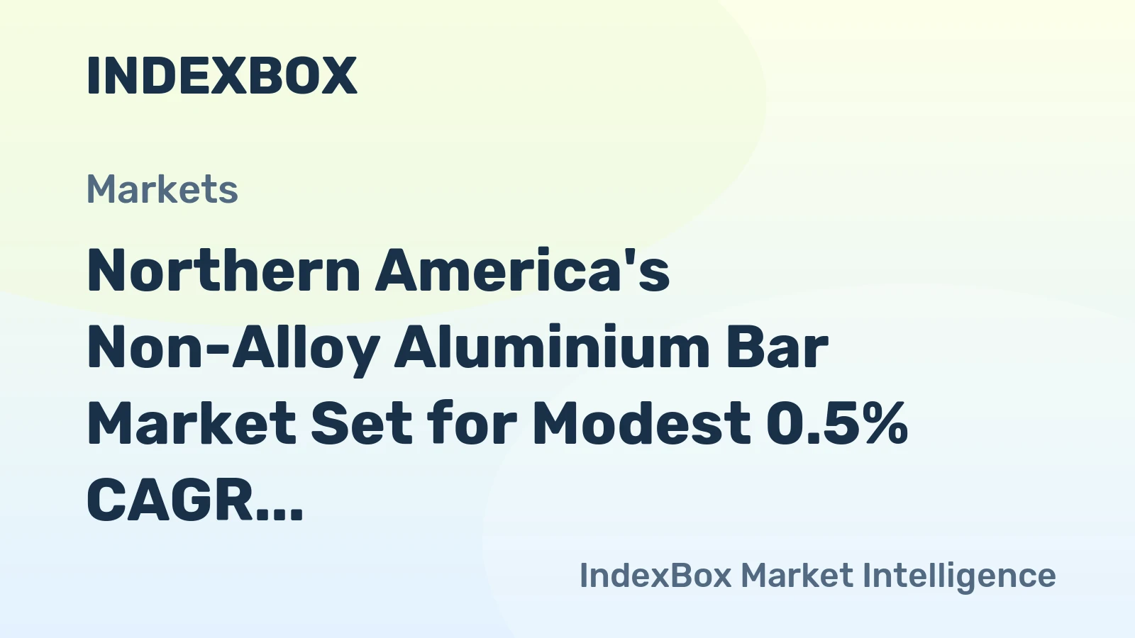 Northern America's Non-Alloy Aluminium Bar Market Set for Modest 0.5% CAGR Growth Through 2035