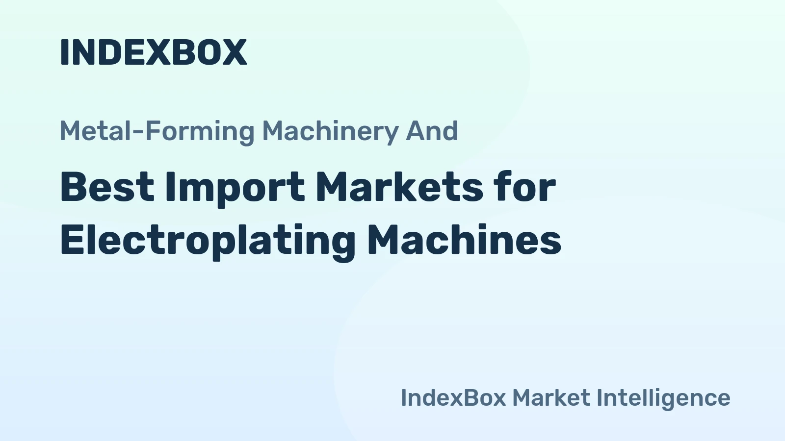 Best Import Markets for Electroplating Machines
