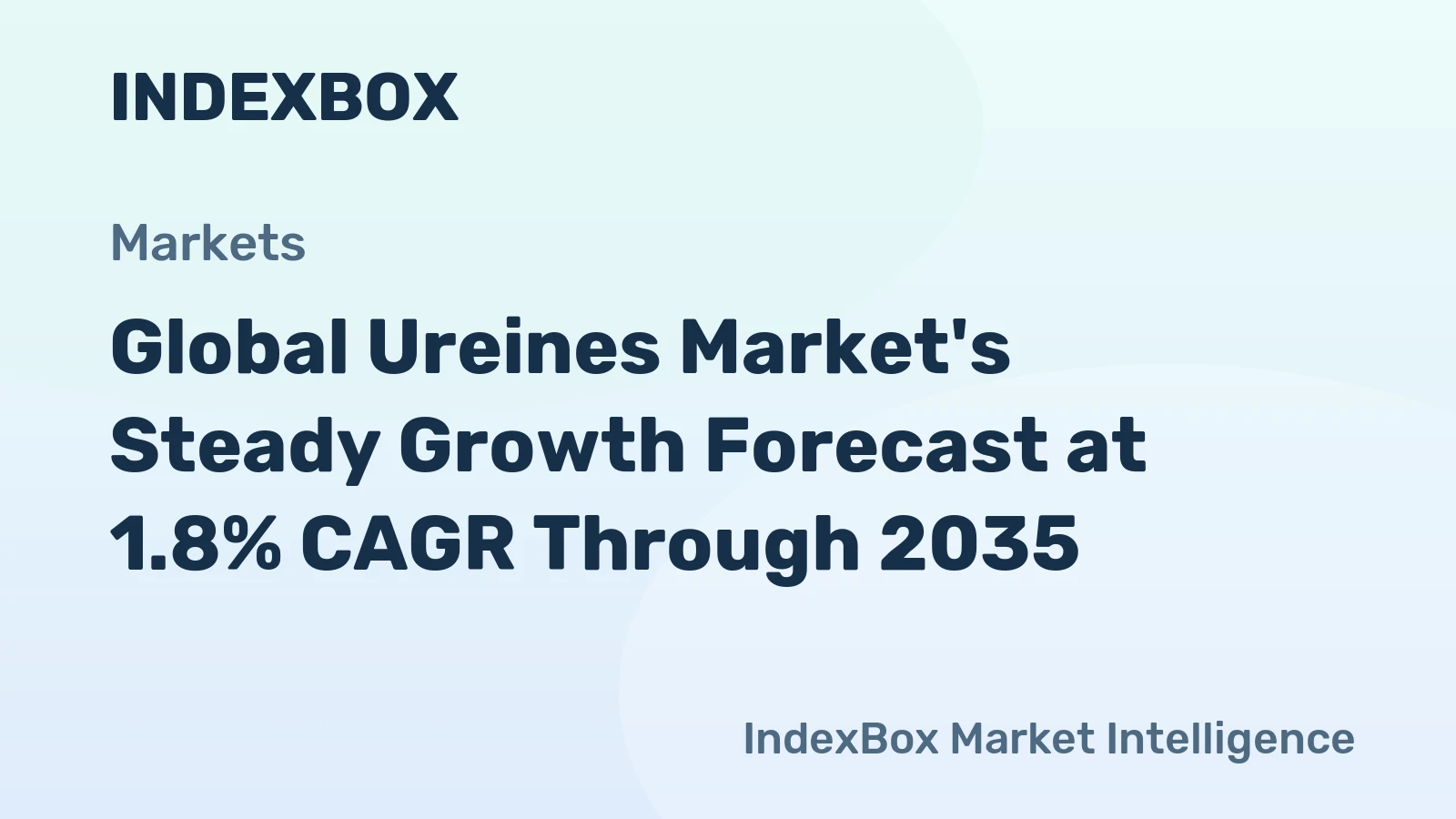 Global Ureines Market's Steady Growth Forecast at 1.8% CAGR Through 2035