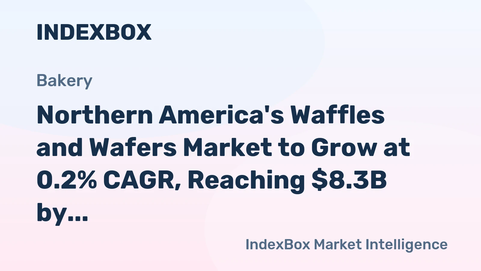 Northern America's Waffles and Wafers Market to Grow at 0.2% CAGR, Reaching $8.3B by 2035