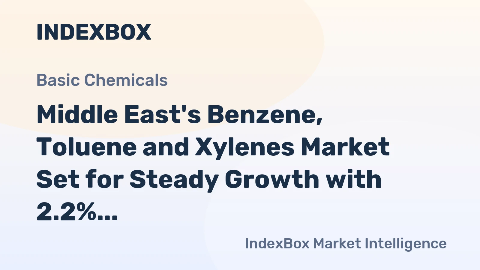 Middle East's Benzene, Toluene and Xylenes Market Set for Steady Growth with 2.2% CAGR in Value