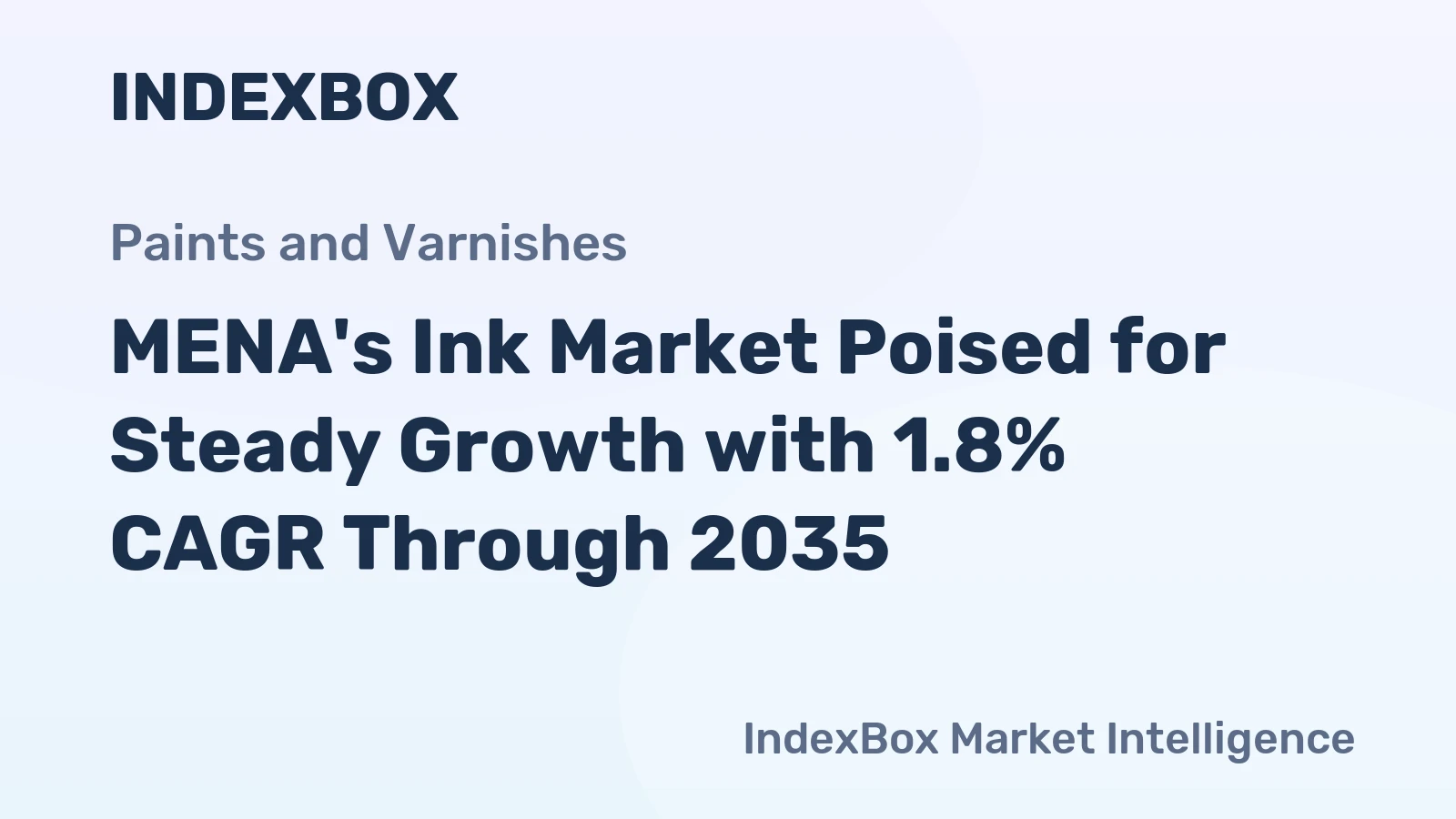 MENA's Ink Market Poised for Steady Growth with 1.8% CAGR Through 2035