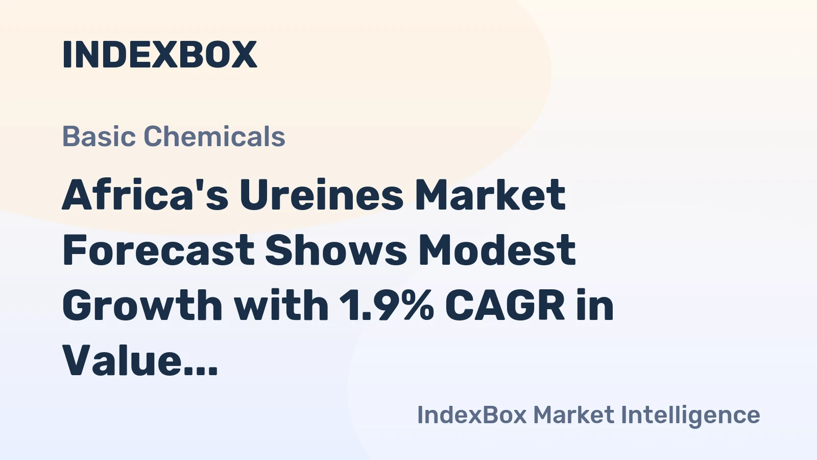 Africa's Ureines Market Forecast Shows Modest Growth with 1.9% CAGR in Value Through 2035