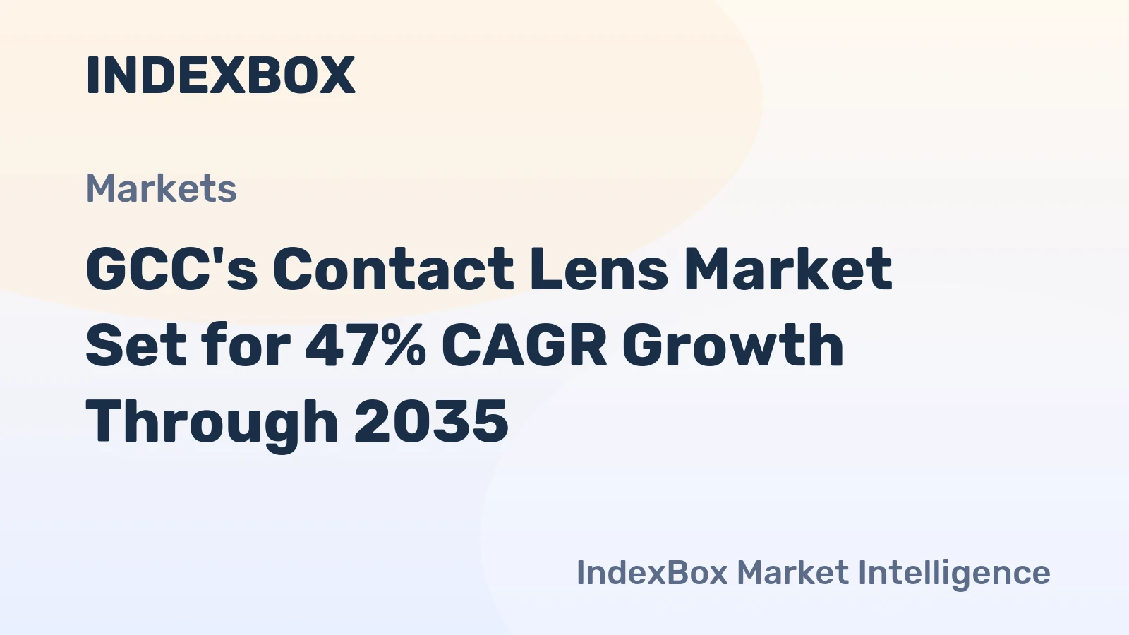 GCC's Contact Lens Market Set for 47% CAGR Growth Through 2035