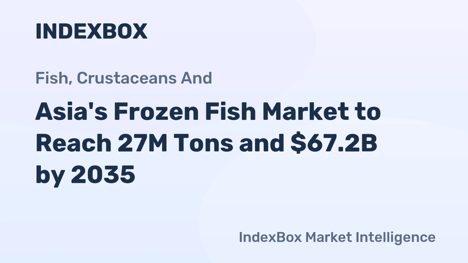 Asia's Frozen Fish Market to Reach 27M Tons and $67.2B by 2035