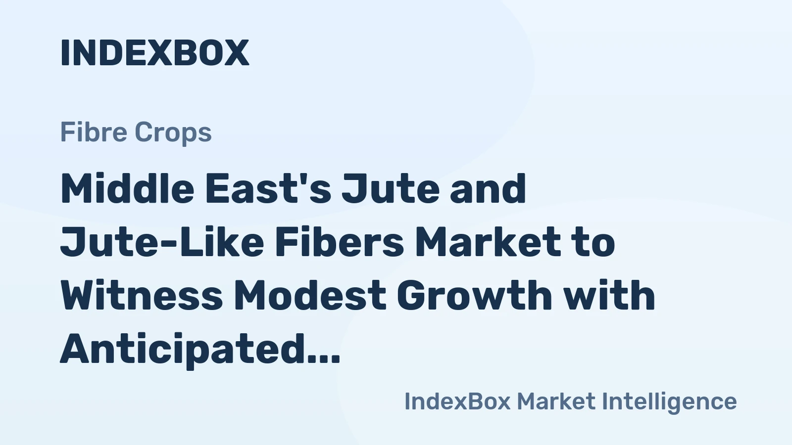 Middle East's Jute and Jute-Like Fibers Market to Witness Modest Growth with Anticipated CAGR of +0.5% from 2024 to 2035