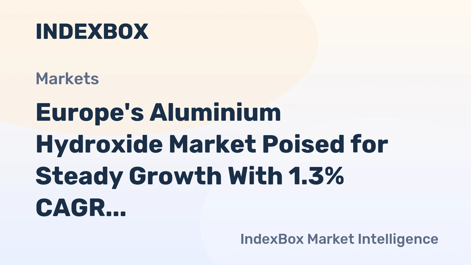 Europe's Aluminium Hydroxide Market Poised for Steady Growth With 1.3% CAGR Through 2035
