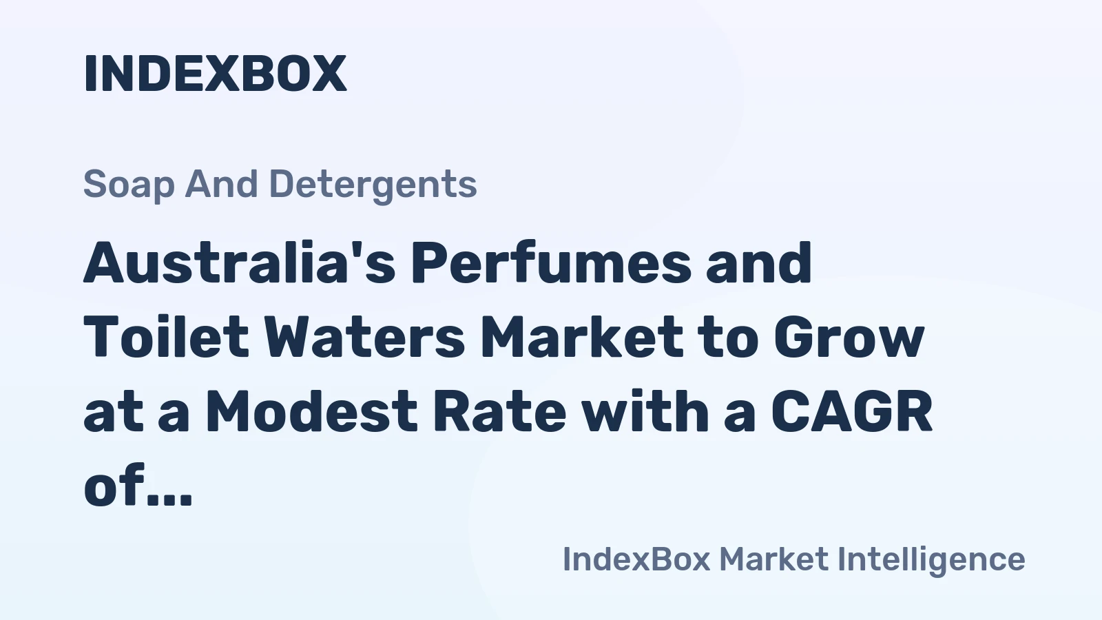 Australia's Perfumes and Toilet Waters Market to Grow at a Modest Rate with a CAGR of +0.2% from 2024 to 2035