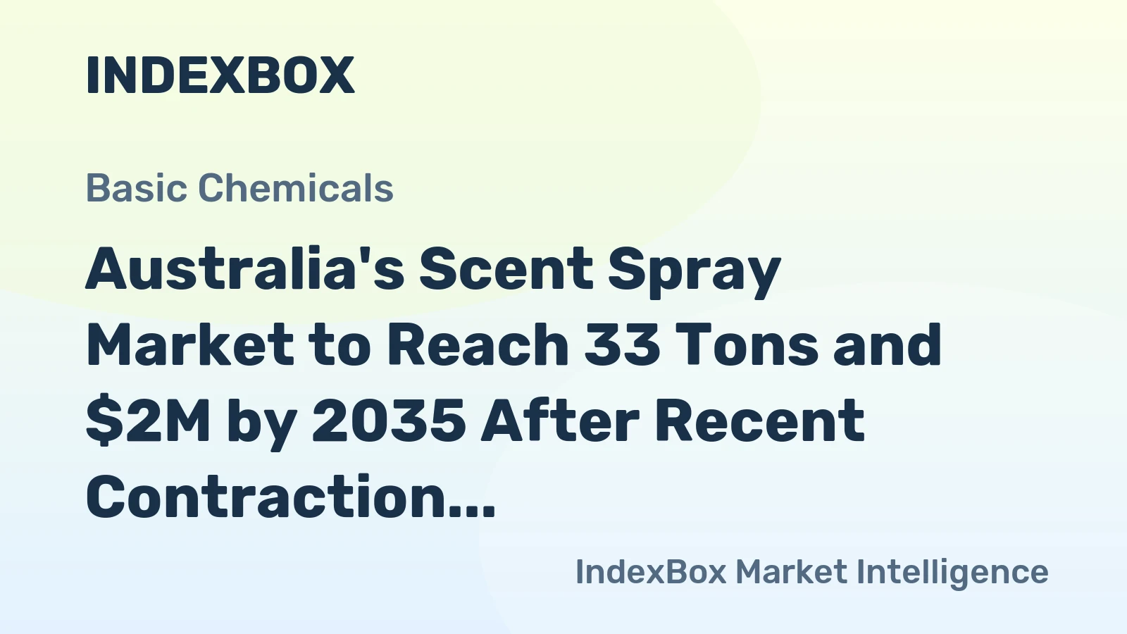 Australia's Scent Spray Market to Reach 33 Tons and $2M by 2035 After Recent Contraction