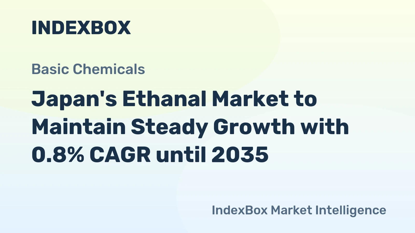 Japan's Ethanal Market to Maintain Steady Growth with 0.8% CAGR until 2035