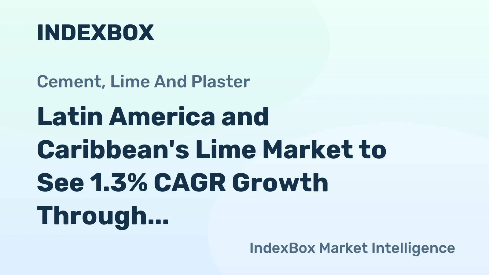 Latin America and Caribbean's Lime Market to See 1.3% CAGR Growth Through 2035