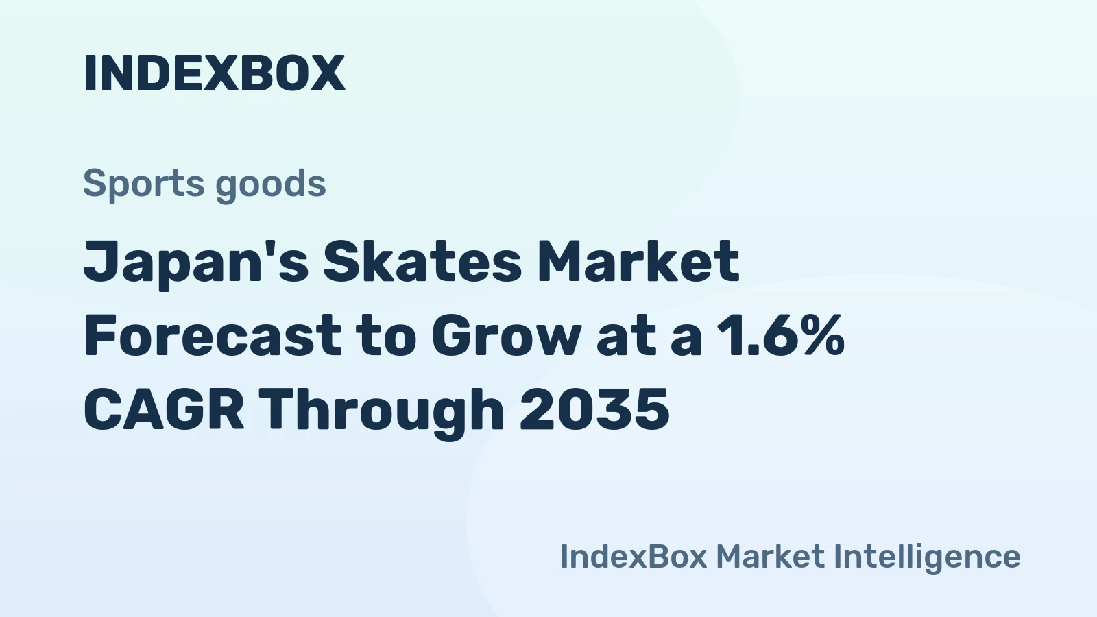 Japan's Skates Market Forecast to Grow at a 1.6% CAGR Through 2035