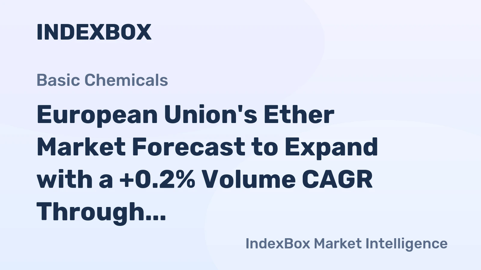European Union's Ether Market Forecast to Expand with a +0.2% Volume CAGR Through 2035