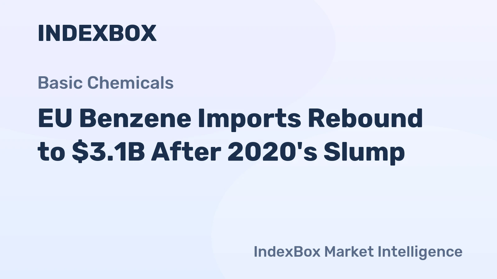 EU Benzene Imports Rebound to $3.1B After 2020's Slump