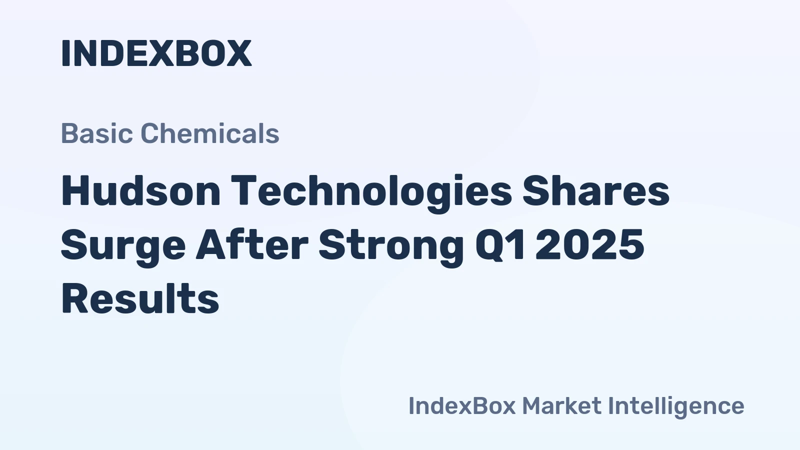 Hudson Technologies Shares Surge After Strong Q1 2025 Results