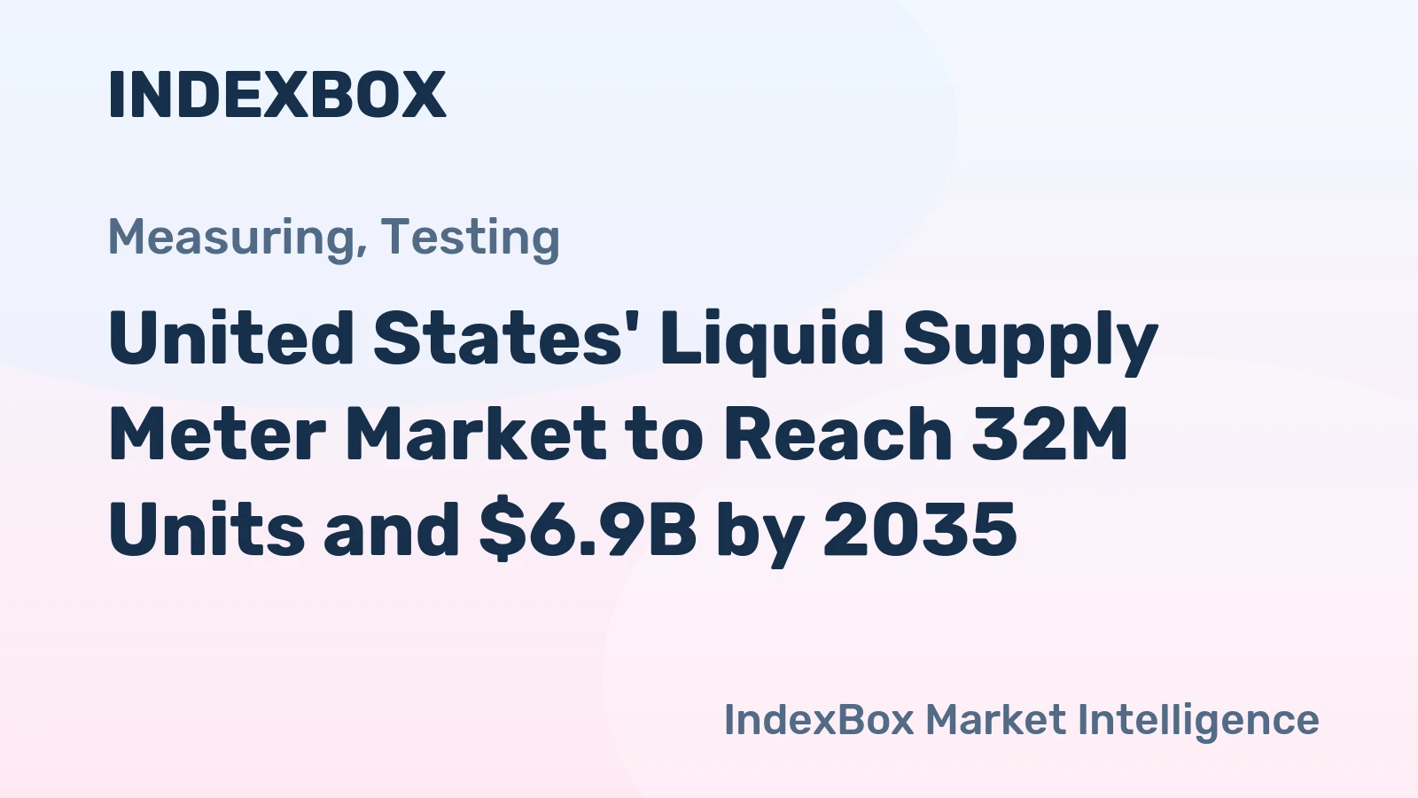 United States' Liquid Supply Meter Market to Reach 32M Units and $6.9B by 2035