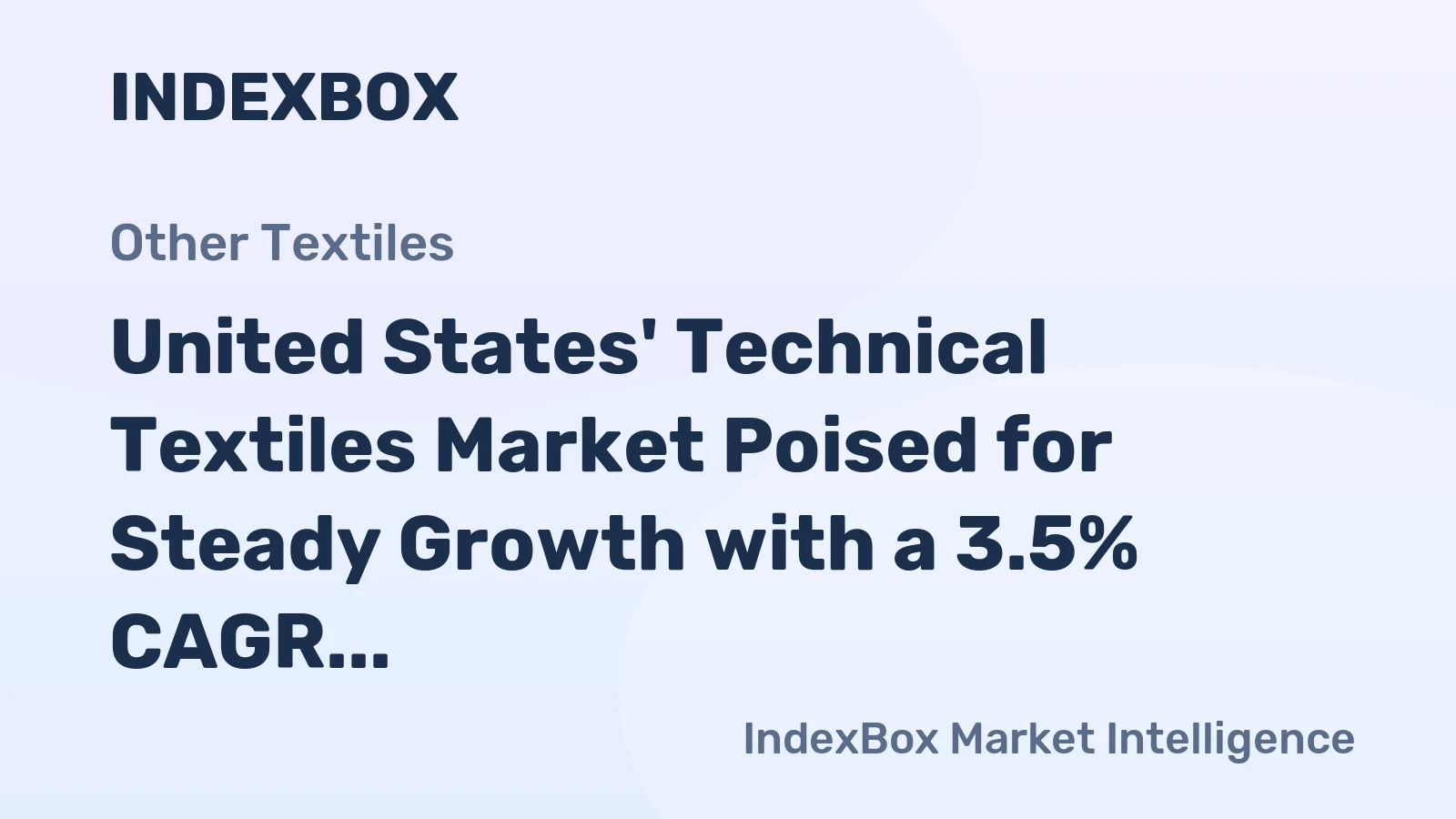 United States' Technical Textiles Market Poised for Steady Growth with a 3.5% CAGR in Value Through 2035