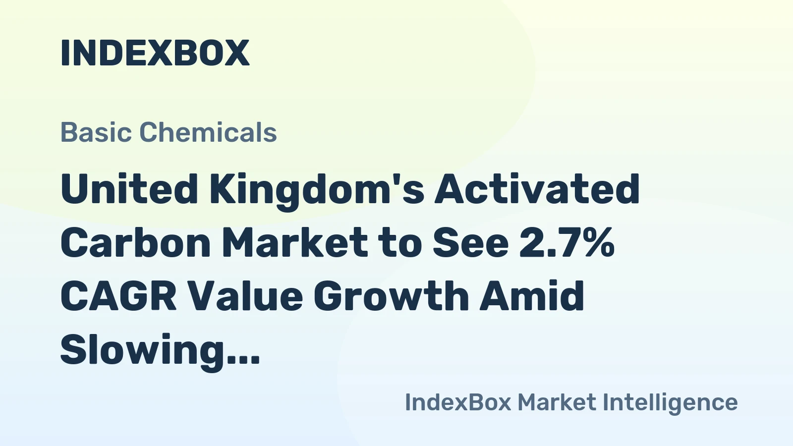 United Kingdom's Activated Carbon Market to See 2.7% CAGR Value Growth Amid Slowing Volume Expansion