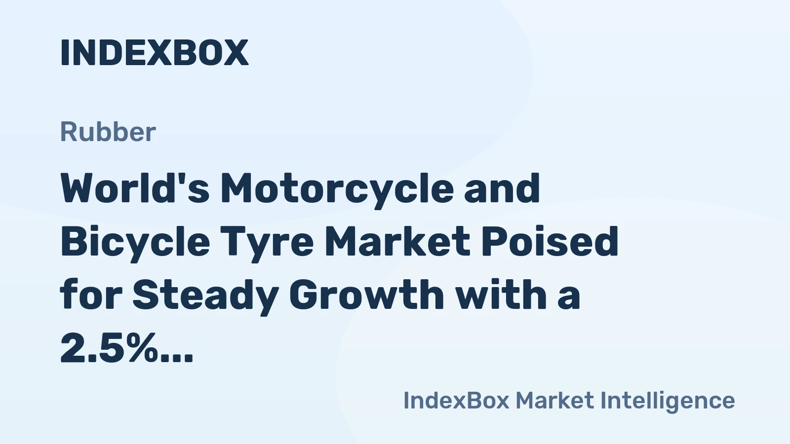 World's Motorcycle and Bicycle Tyre Market Poised for Steady Growth with a 2.5% CAGR Through 2035