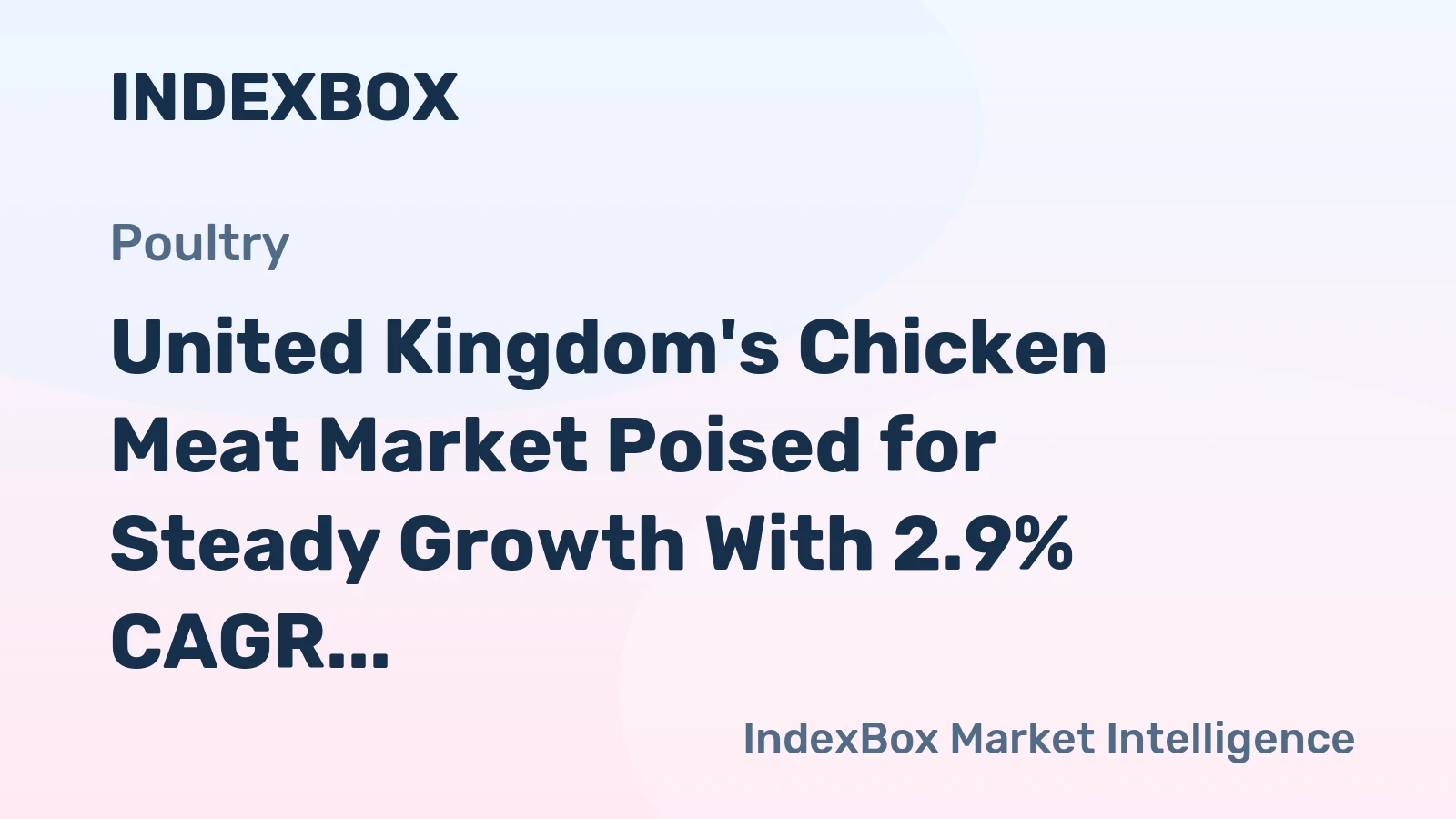 United Kingdom's Chicken Meat Market Poised for Steady Growth With 2.9% CAGR in Value Through 2035