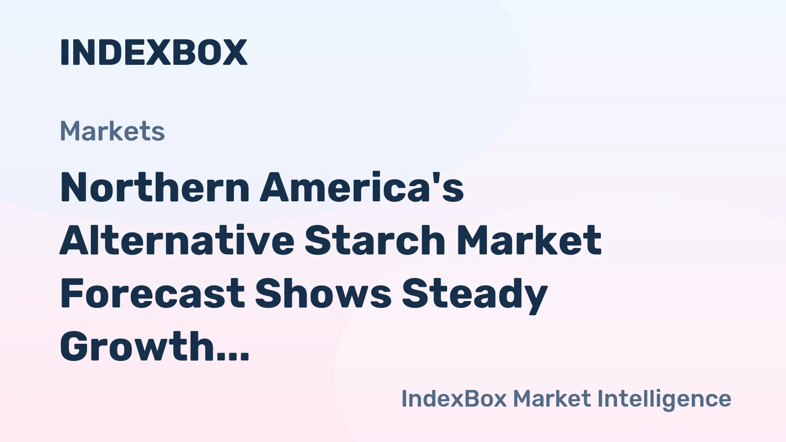 Northern America's Alternative Starch Market Forecast Shows Steady Growth with 3% CAGR in Value