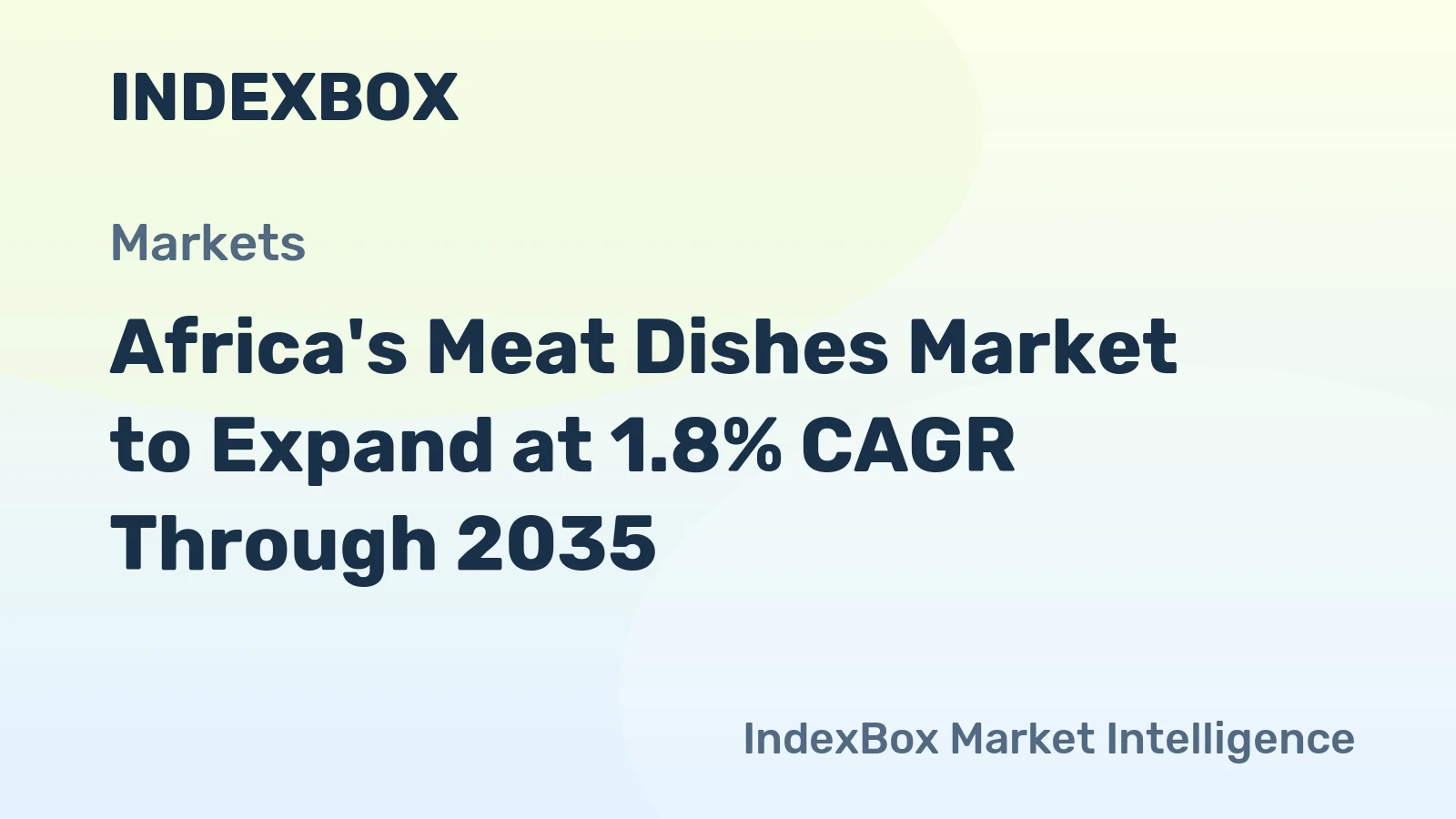 Africa's Meat Dishes Market to Expand at 1.8% CAGR Through 2035