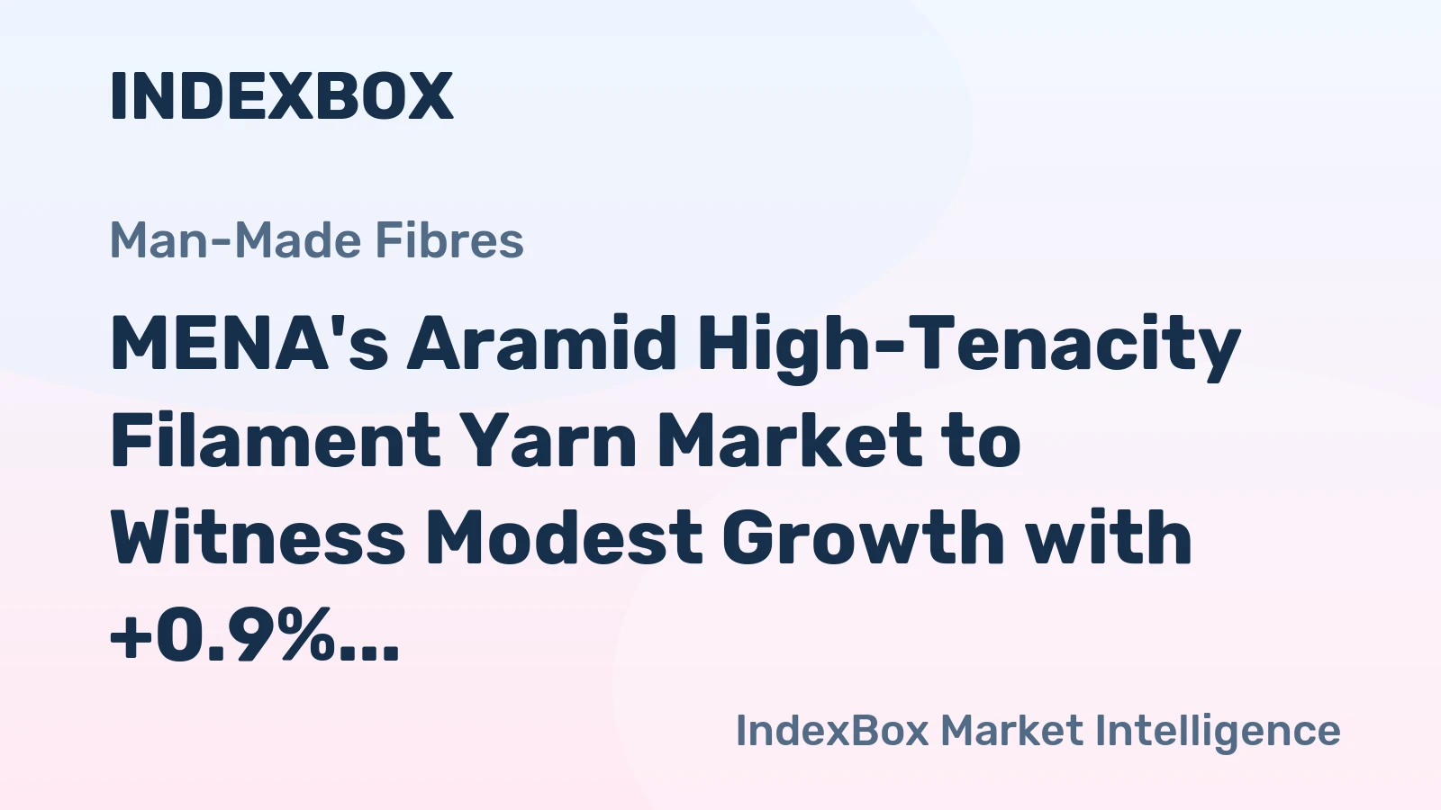 MENA's Aramid High-Tenacity Filament Yarn Market to Witness Modest Growth with +0.9% CAGR