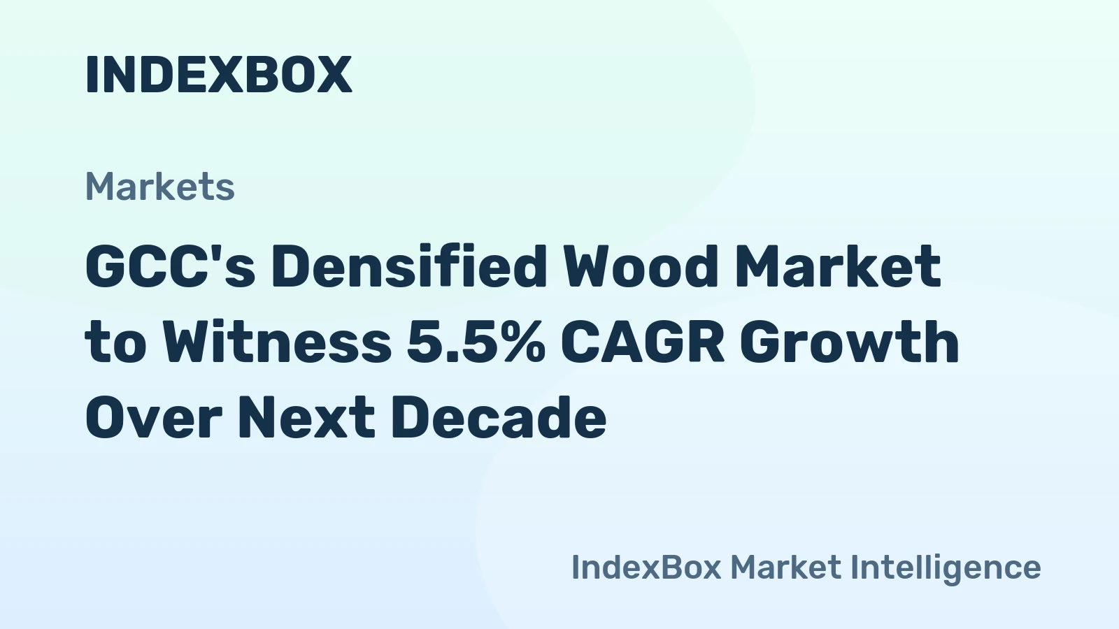 GCC's Densified Wood Market to Witness 5.5% CAGR Growth Over Next Decade