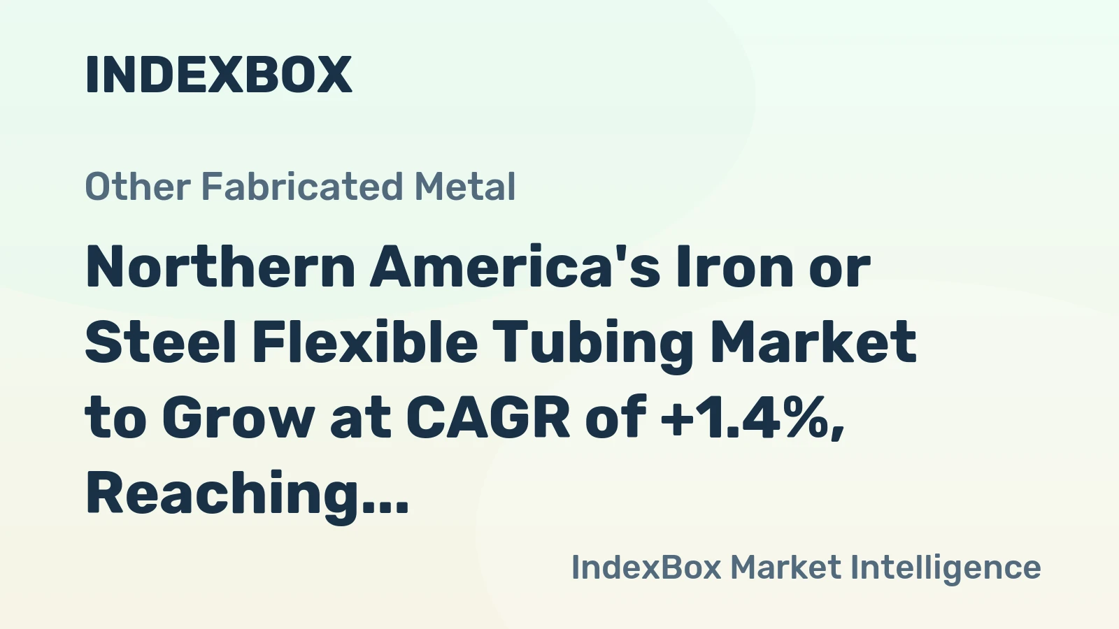 Northern America's Iron or Steel Flexible Tubing Market to Grow at CAGR of +1.4%, Reaching $3.7B by 2035