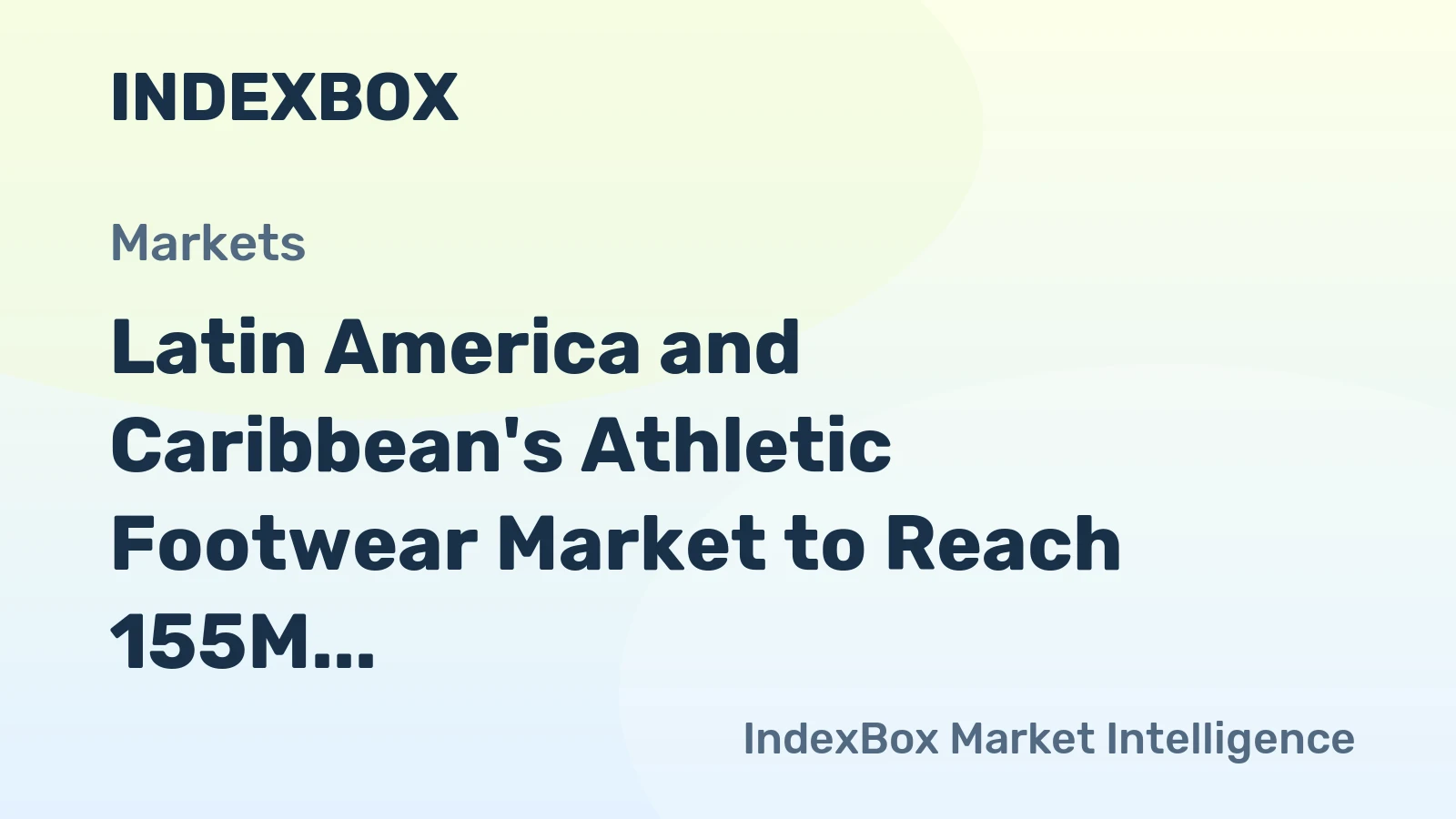 Latin America and Caribbean's Athletic Footwear Market to Reach 155M Pairs and $3B by 2035