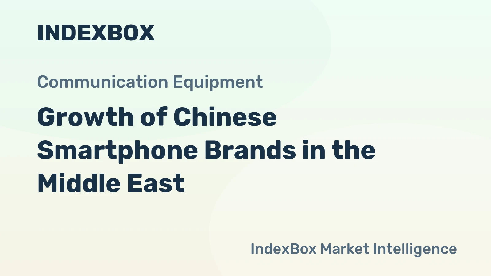 Growth of Chinese Smartphone Brands in the Middle East