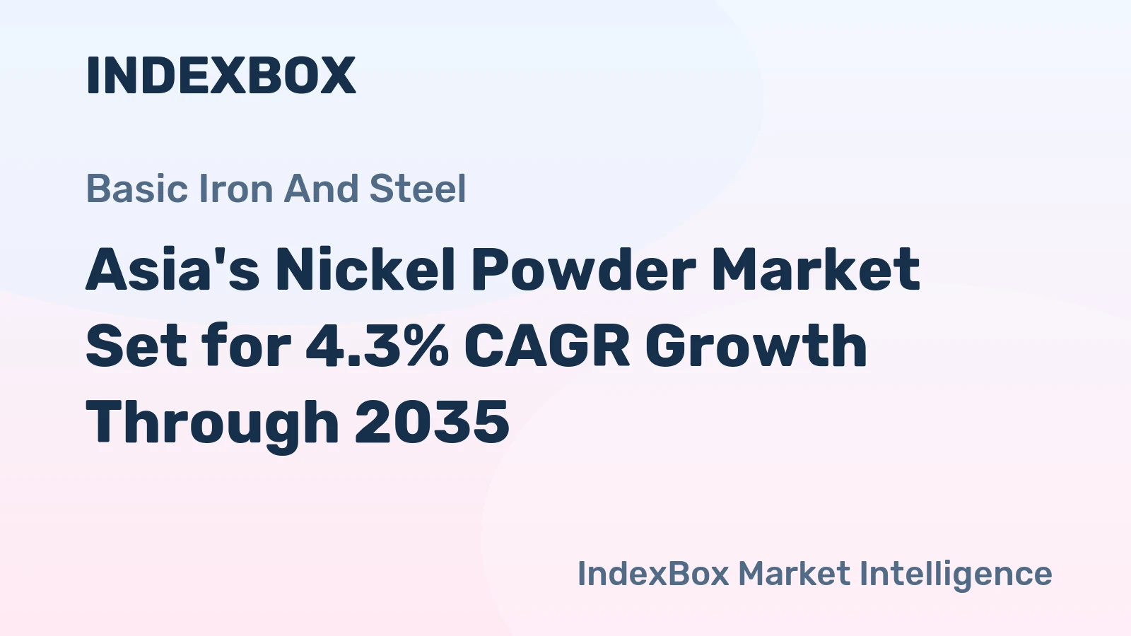 Asia's Nickel Powder Market Set for 4.3% CAGR Growth Through 2035