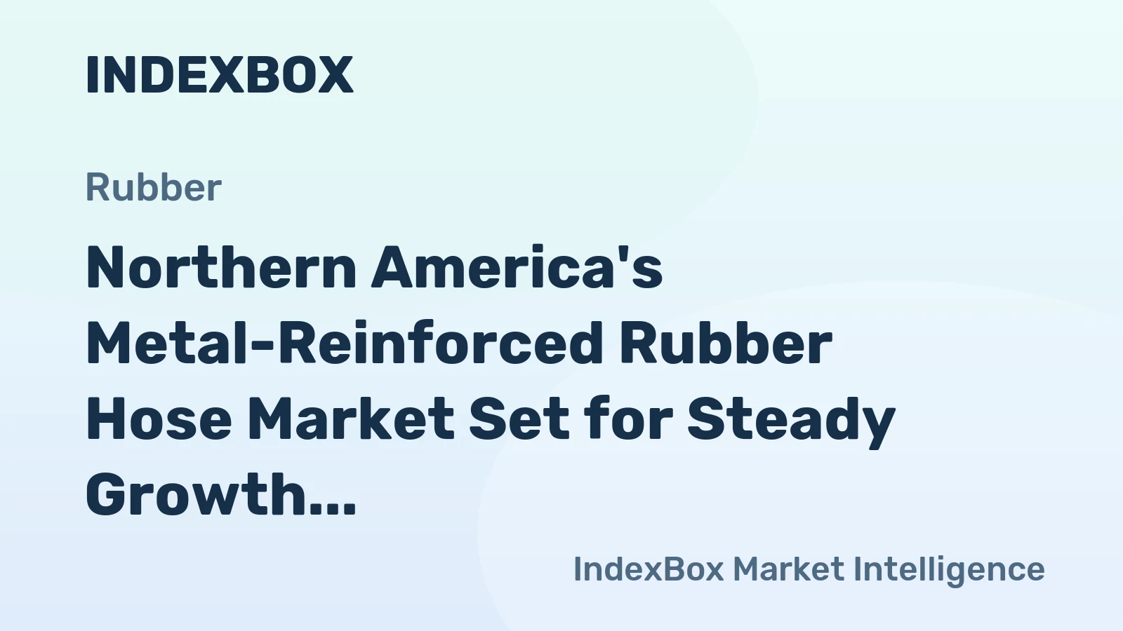 Northern America's Metal-Reinforced Rubber Hose Market Set for Steady Growth with 2.3% CAGR in Value
