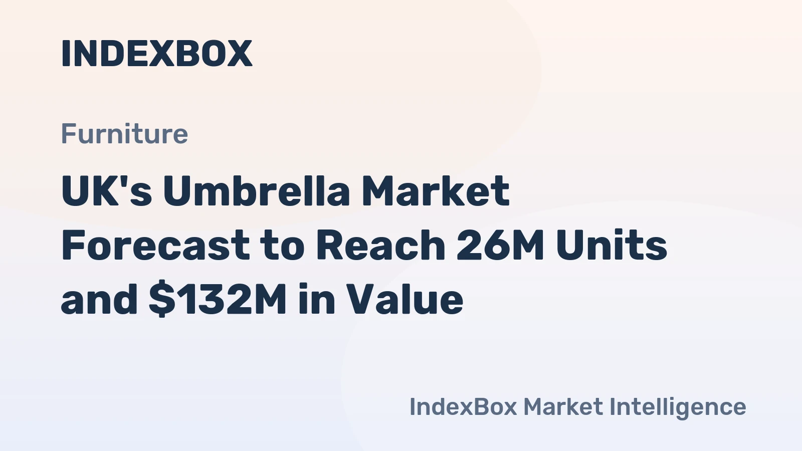 UK's Umbrella Market Forecast to Reach 26M Units and $132M in Value