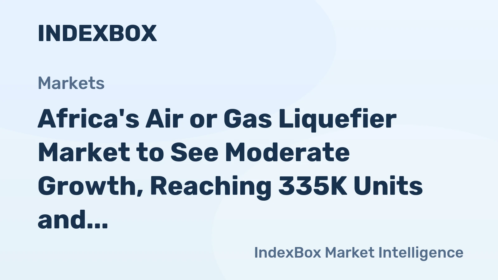 Africa's Air or Gas Liquefier Market to See Moderate Growth, Reaching 335K Units and $3.9B by 2035