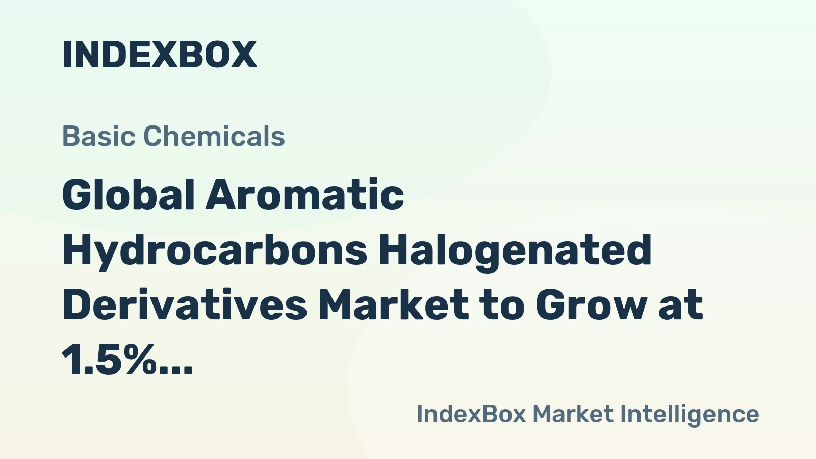 Global Aromatic Hydrocarbons Halogenated Derivatives Market to Grow at 1.5% CAGR, Reaching 784K tons by 2035