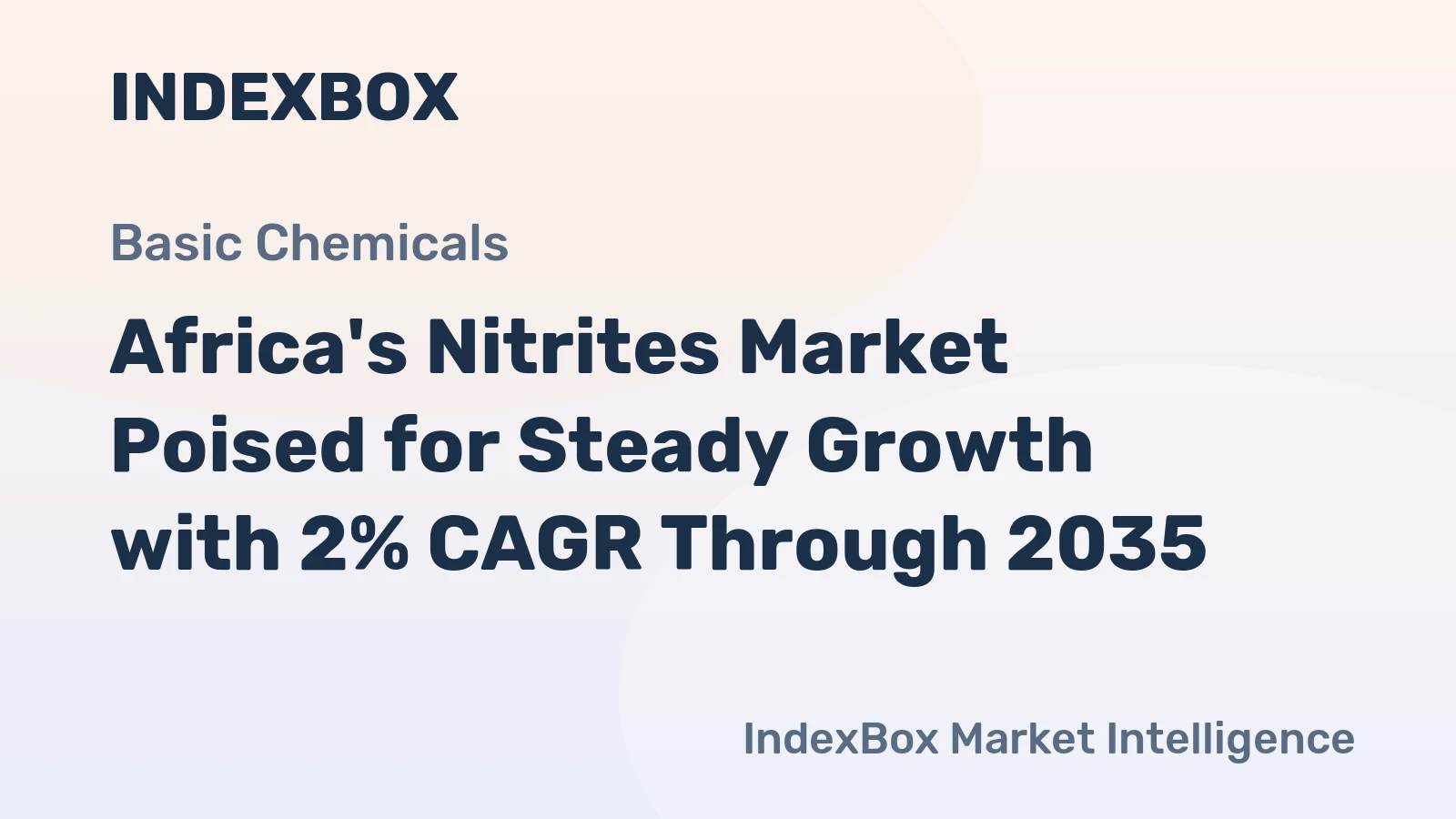 Africa's Nitrites Market Poised for Steady Growth with 2% CAGR Through 2035