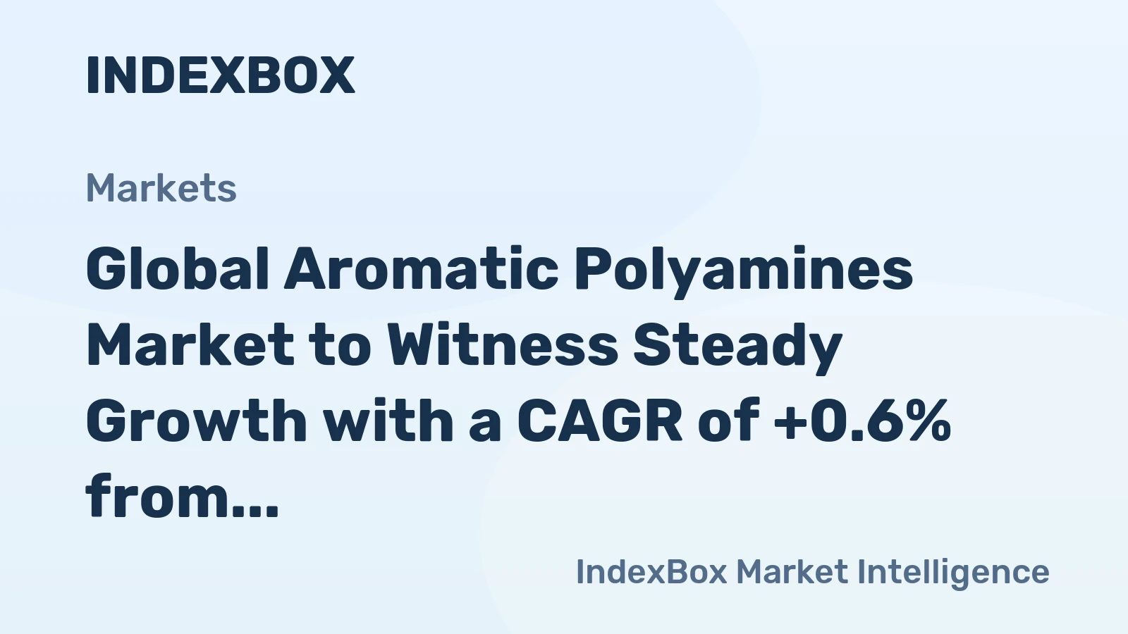 Global Aromatic Polyamines Market to Witness Steady Growth with a CAGR of +0.6% from 2024 to 2035