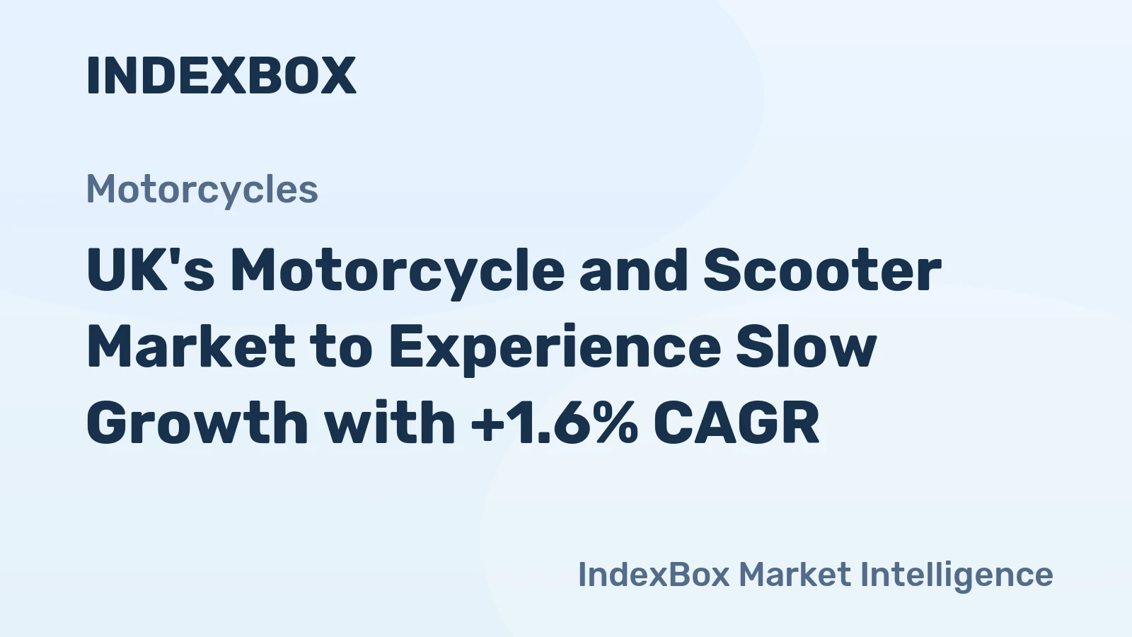 UK's Motorcycle and Scooter Market to Experience Slow Growth with +1.6% CAGR