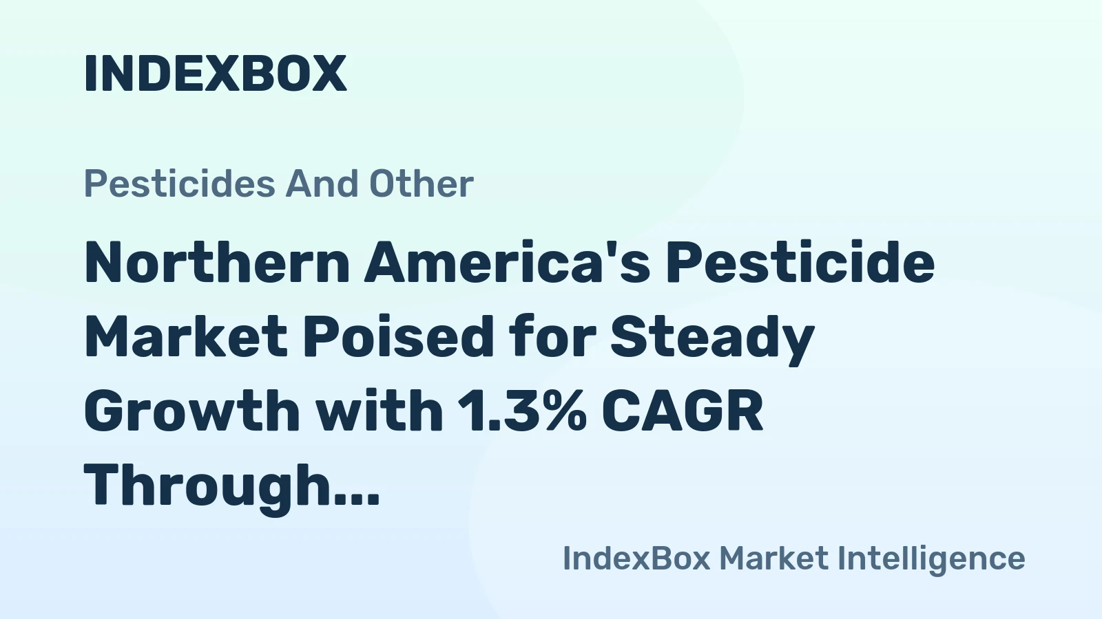 Northern America's Pesticide Market Poised for Steady Growth with 1.3% CAGR Through 2035