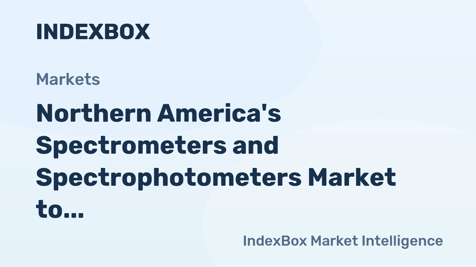 Northern America's Spectrometers and Spectrophotometers Market to Grow with a CAGR of +0.5% from 2024 to 2035