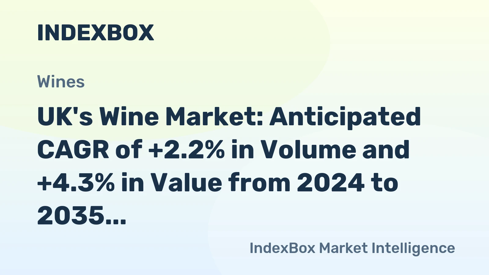 UK's Wine Market: Anticipated CAGR of +2.2% in Volume and +4.3% in Value from 2024 to 2035