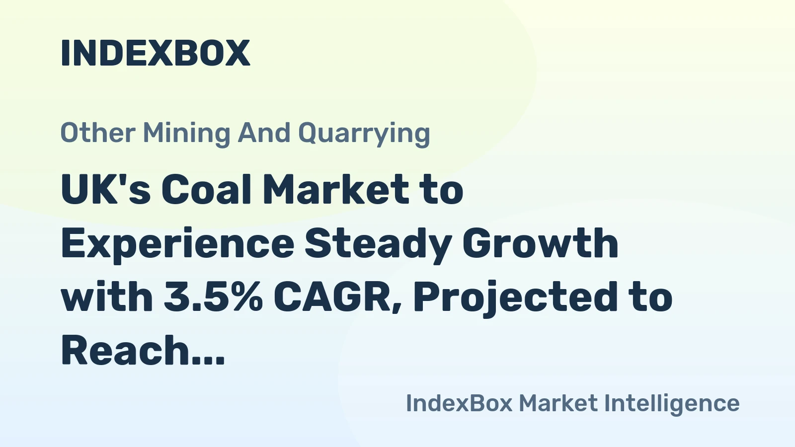 UK's Coal Market to Experience Steady Growth with 3.5% CAGR, Projected to Reach $580M by 2035