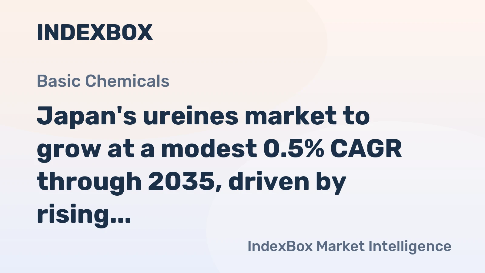 Japan's ureines market to grow at a modest 0.5% CAGR through 2035, driven by rising domestic demand.