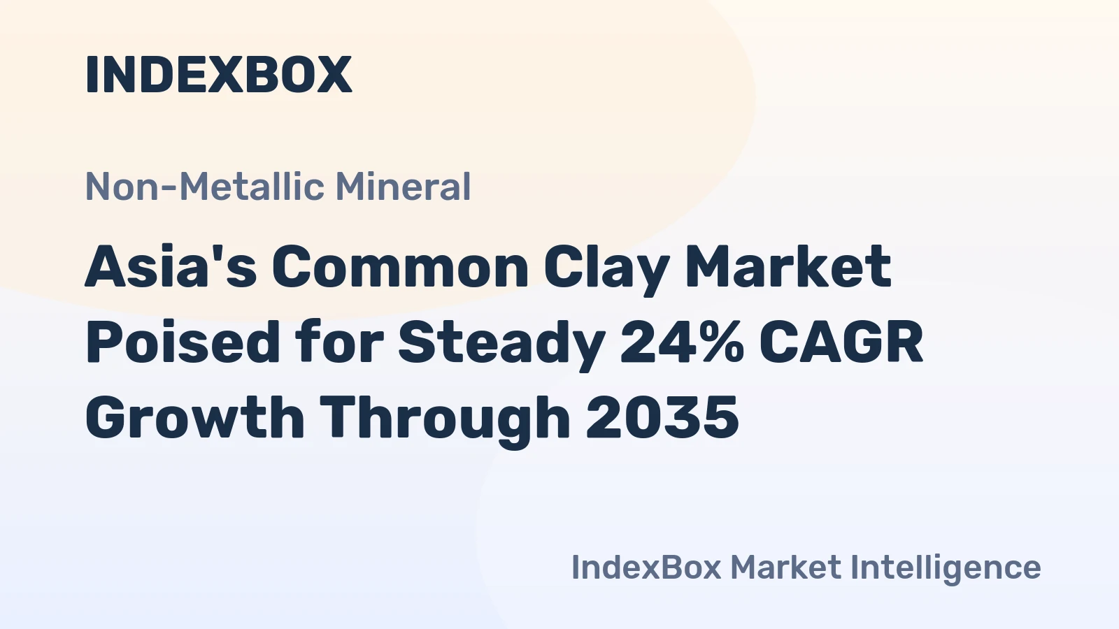 Asia's Common Clay Market Poised for Steady 24% CAGR Growth Through 2035