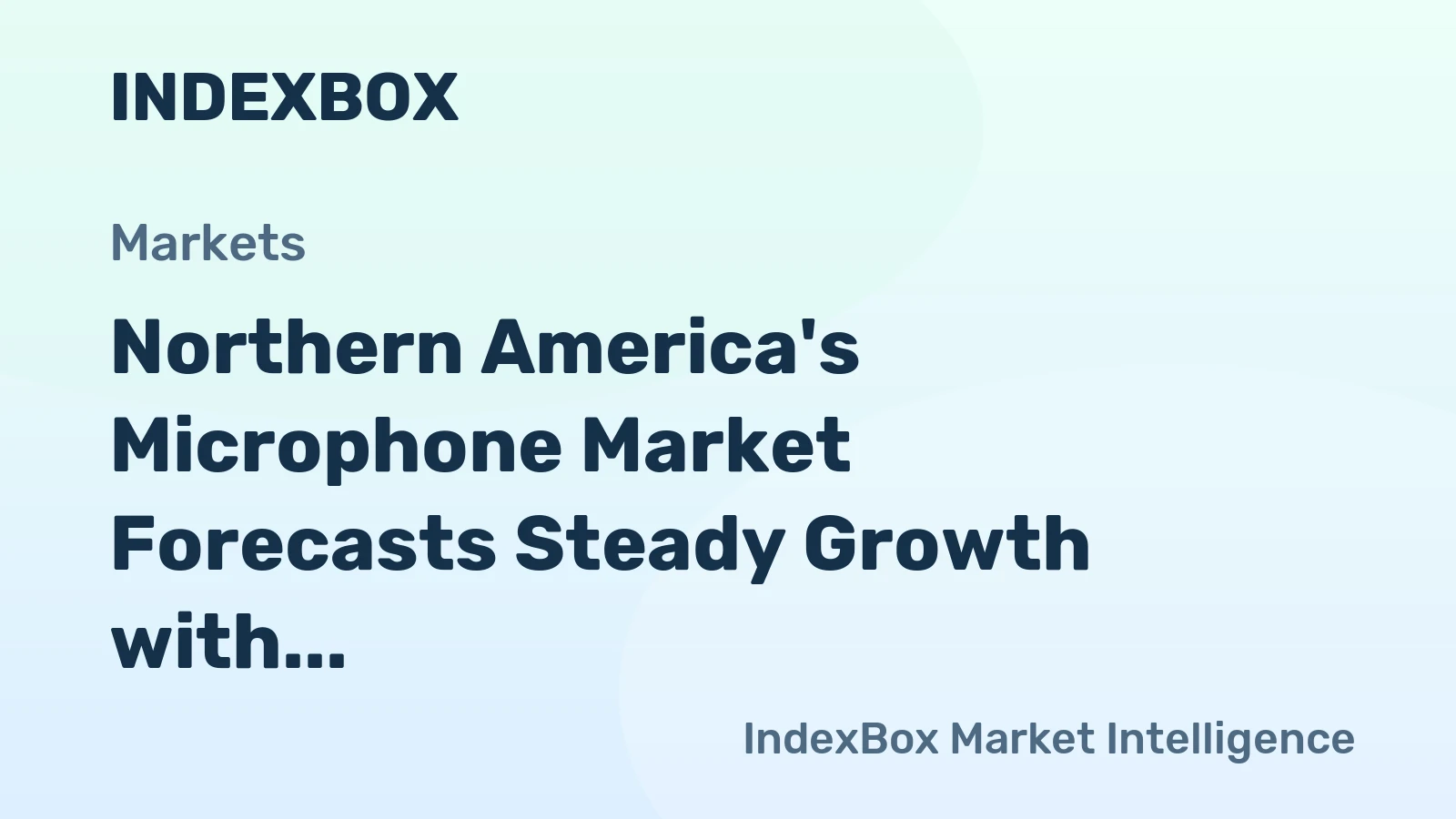 Northern America's Microphone Market Forecasts Steady Growth with 0.7% CAGR to 2035