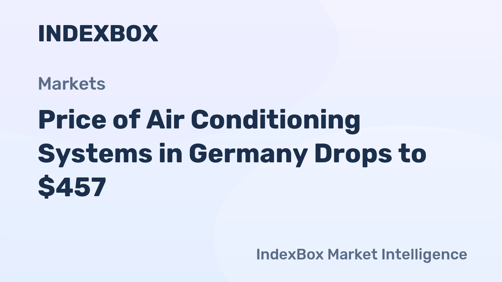 Price of Air Conditioning Systems in Germany Drops to $457